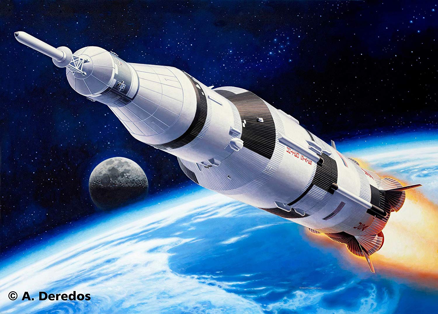 Cohete Apollo Saturno V (Escala 1:144) – Revell | EXPLORAR EL COSMOS